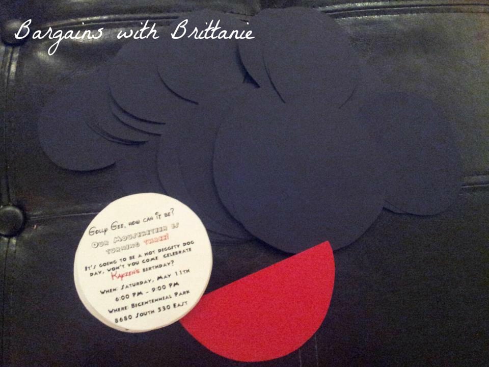 Diy Mickey Mouse Invitation